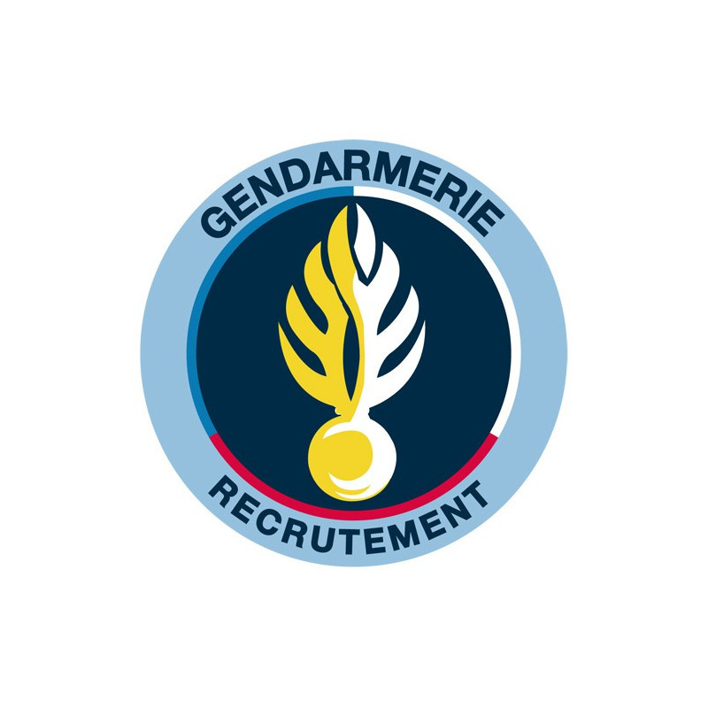 Centre d'Information et de Recrutement de la Gendarmerie Nationale - Ecusson rond brodé